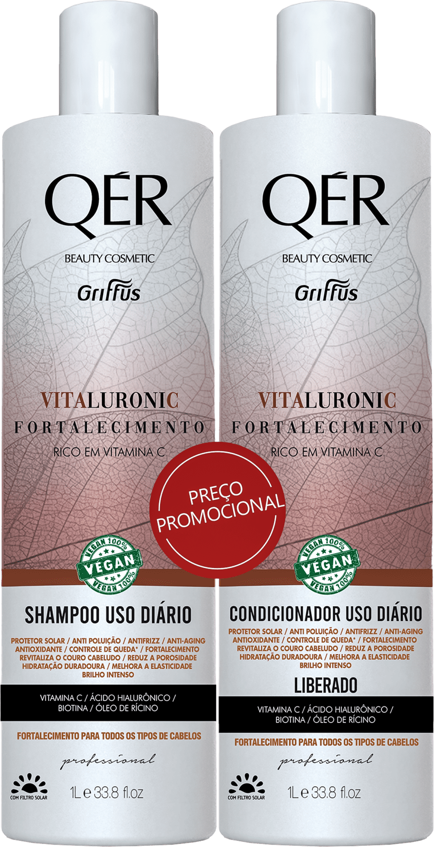 Kit Griffus QÉR Hidra Micelar Duo | Beleza na Web