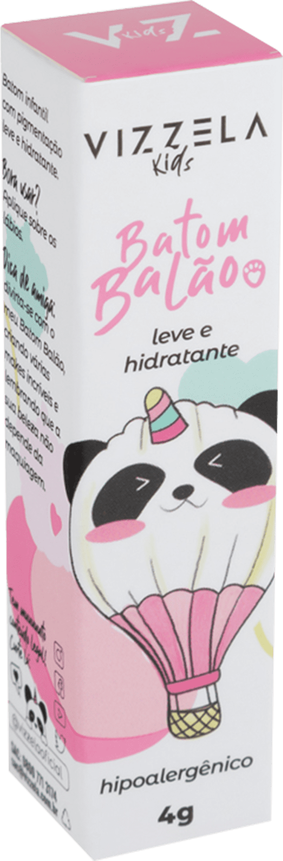 Vizzela Cosméticos Kids Balão Voa Voa Batom | Beleza na Web