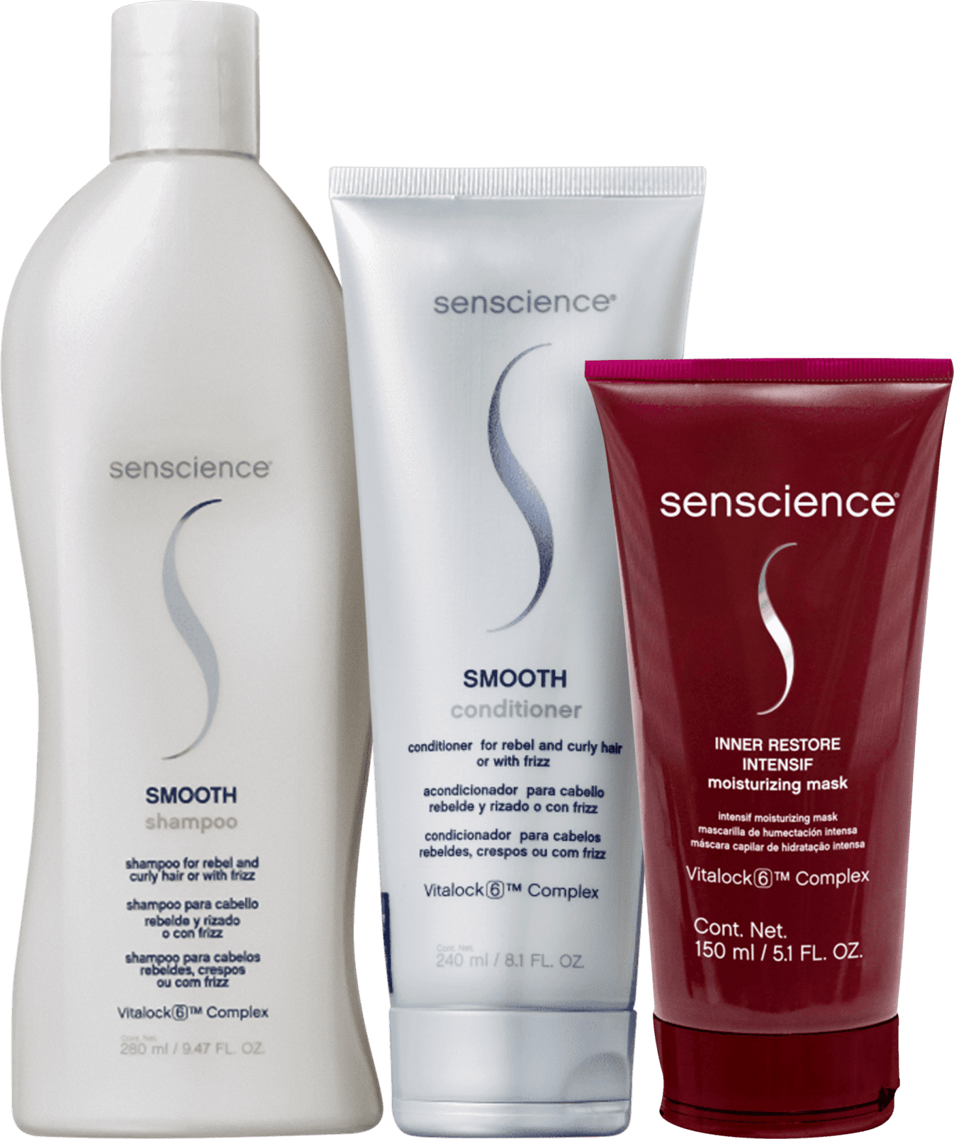 Kit Senscience Smooth + Inner Restore Intensif Trio | Beleza na Web