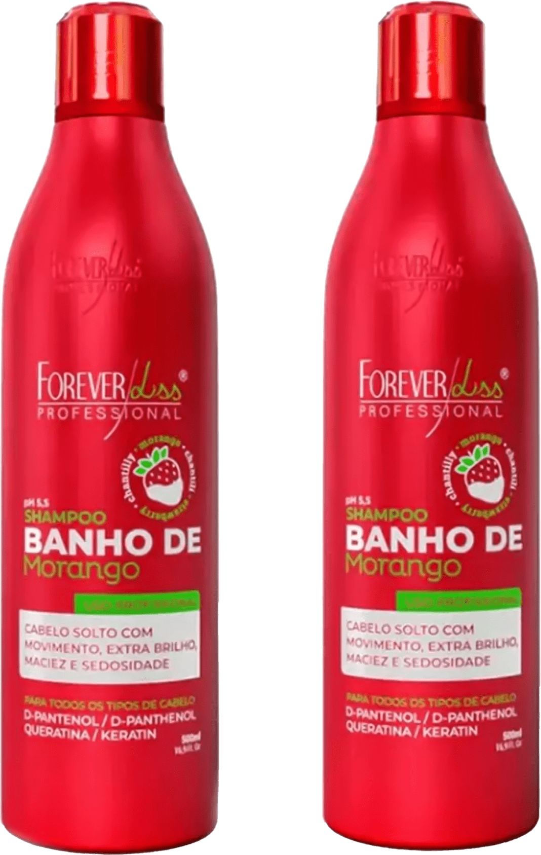 Shampoo Forever Liss Professional Banho De Verniz Morango | Beleza na Web
