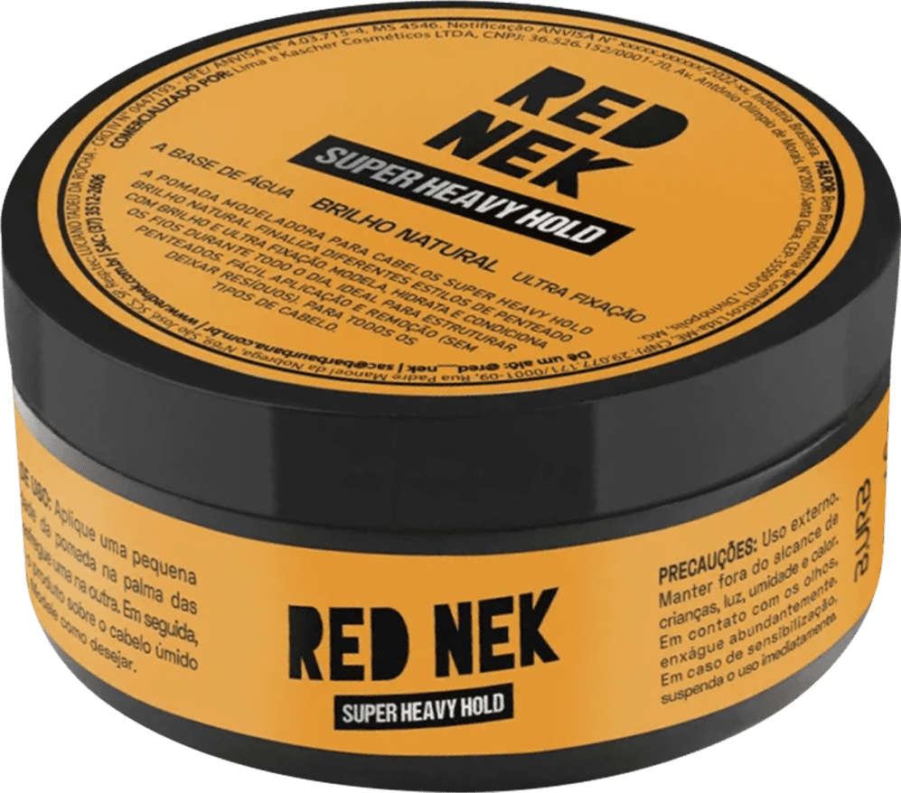 Red Nek Super Heavy Hold Efeito Brilho Natural Ultra Fixação Pomada ...