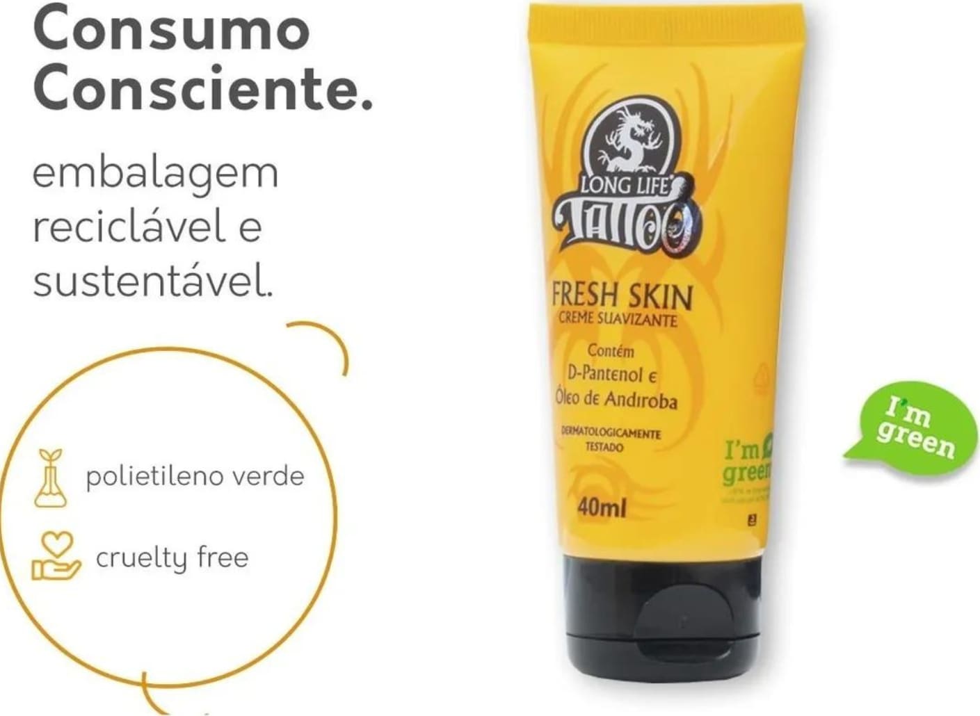 Kit Tattoo Long Life Proteção e Cicatrização | Beleza na Web