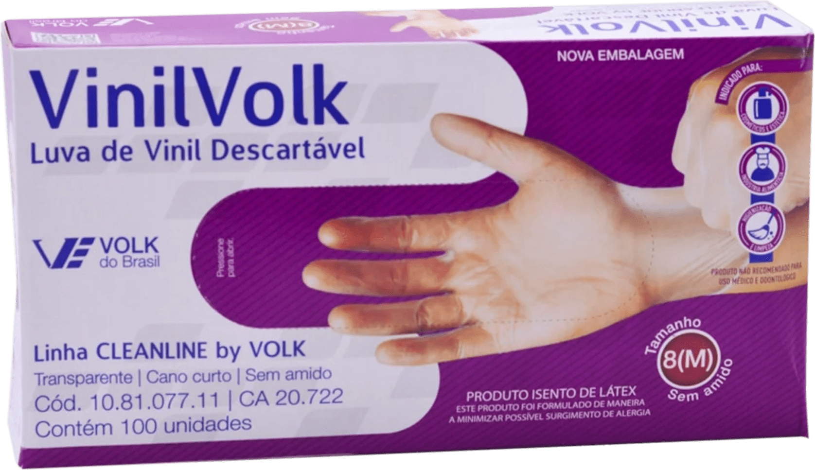 Kit Volk do Brasil Vinil Volk Sem Amido M | Beleza na Web