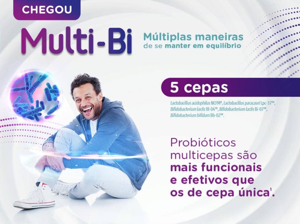 Multi-bi nutracêutico com lactobacillus para melhorar imunidade 30 caps. Multi-bi nutracêutico com lactobacillus para melhorar imunidade 30 caps.