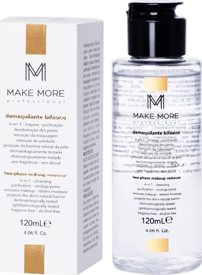 Demaquilante Bifásico Make More | Beleza na Web