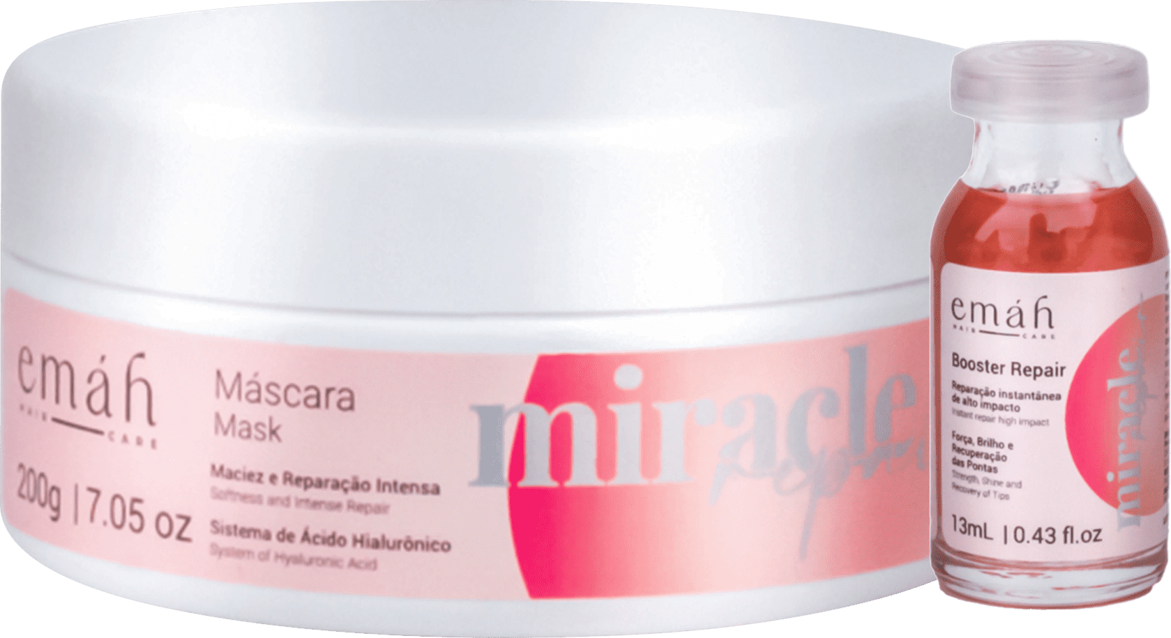 Kit Emáh Hair Care Miracle Repair Mega Duo | Beleza na Web