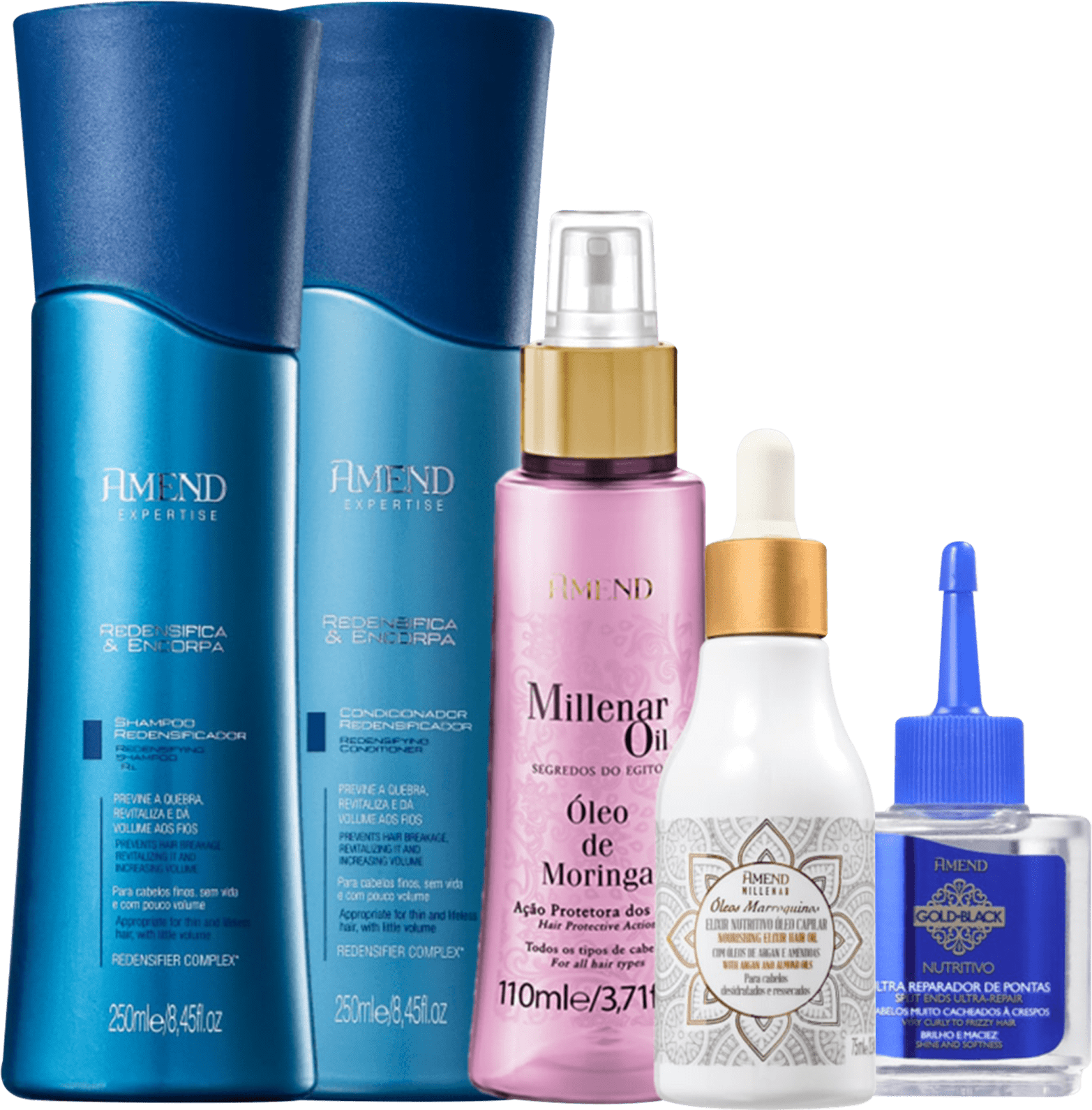 Kit Amend Redensifica & Encorpa | Beleza na Web