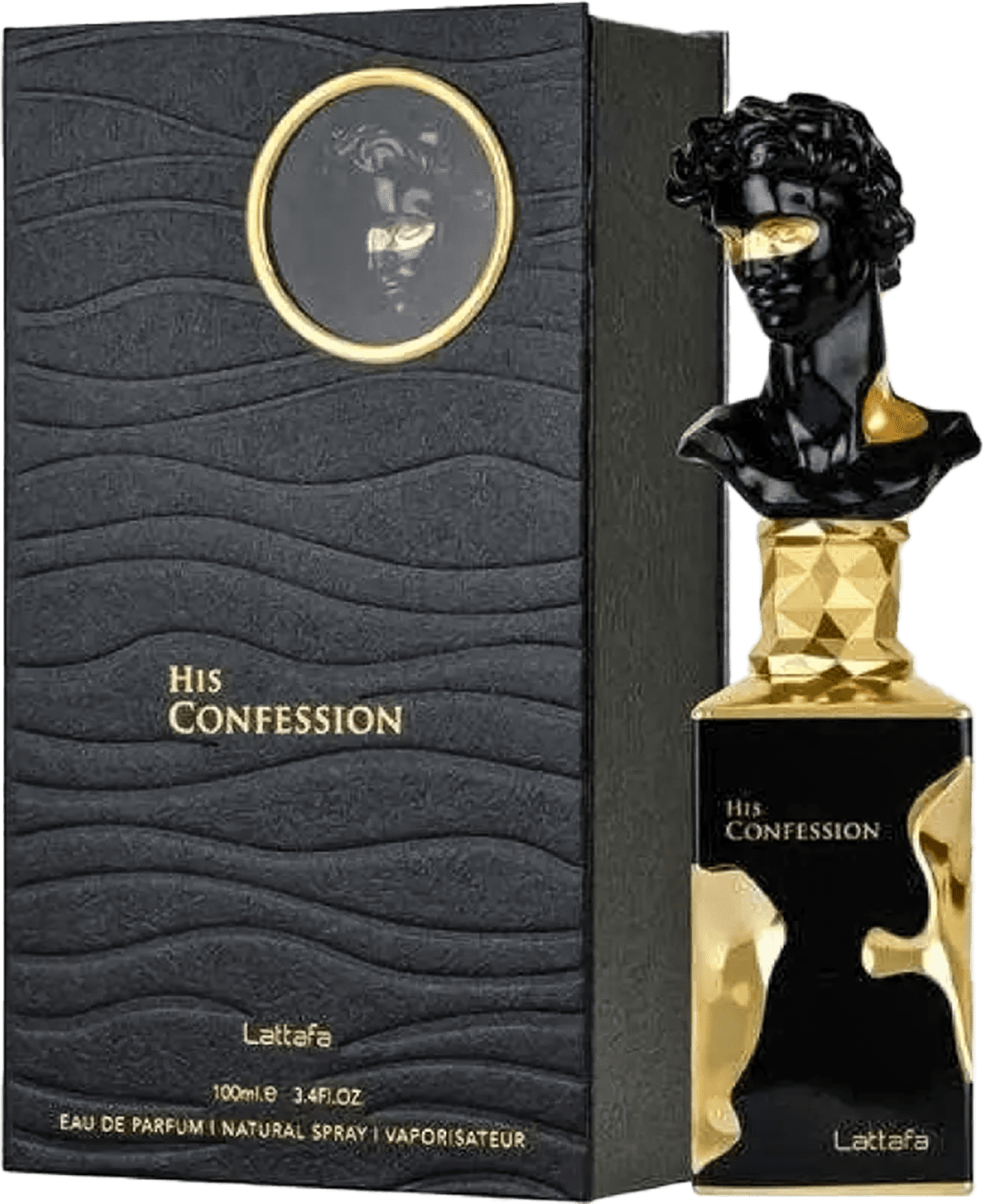 His Confession Lattafa Eau de Parfum Perfume Masculino 100ml | Beleza ...