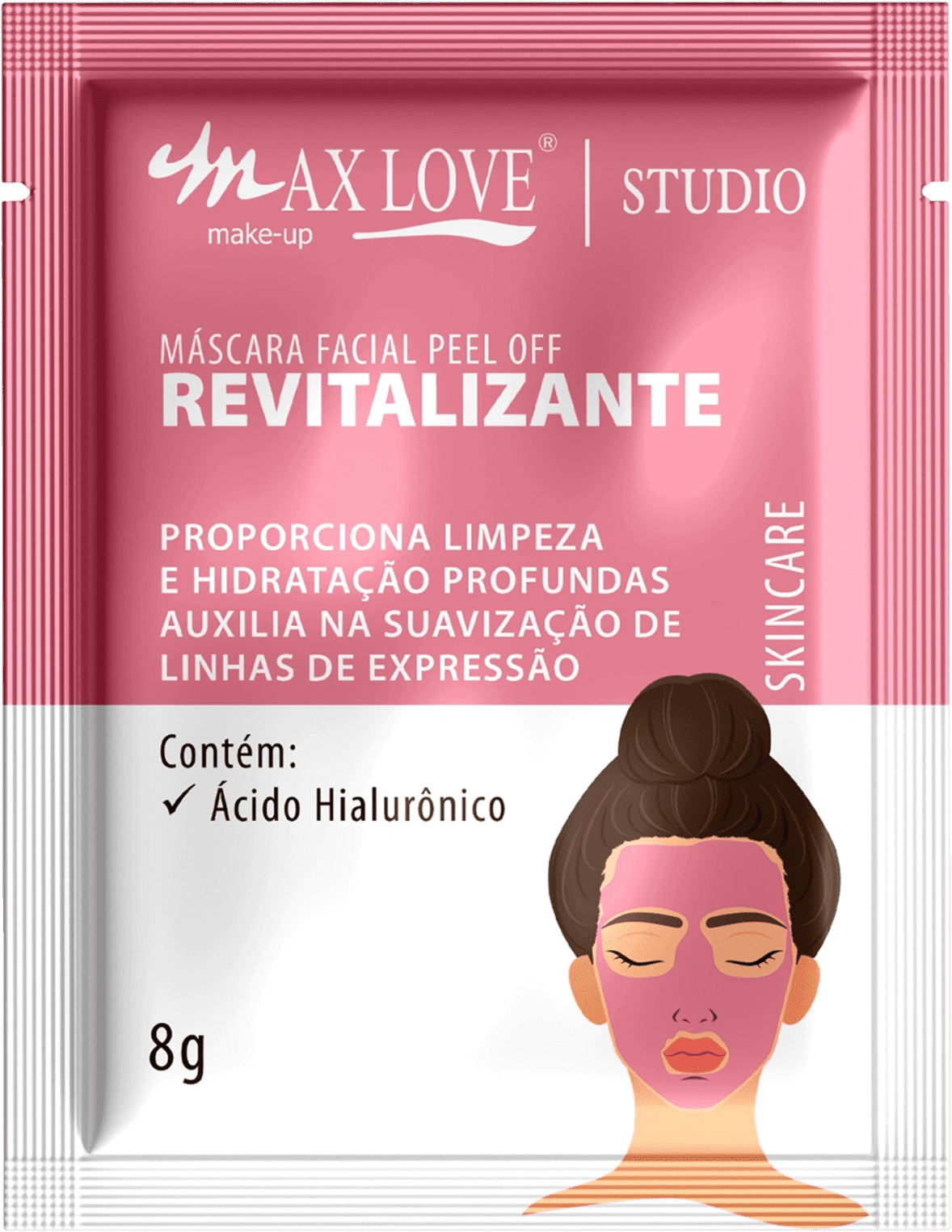 Máscara Facial Revitalizante Max Love Peel Off | Beleza na Web