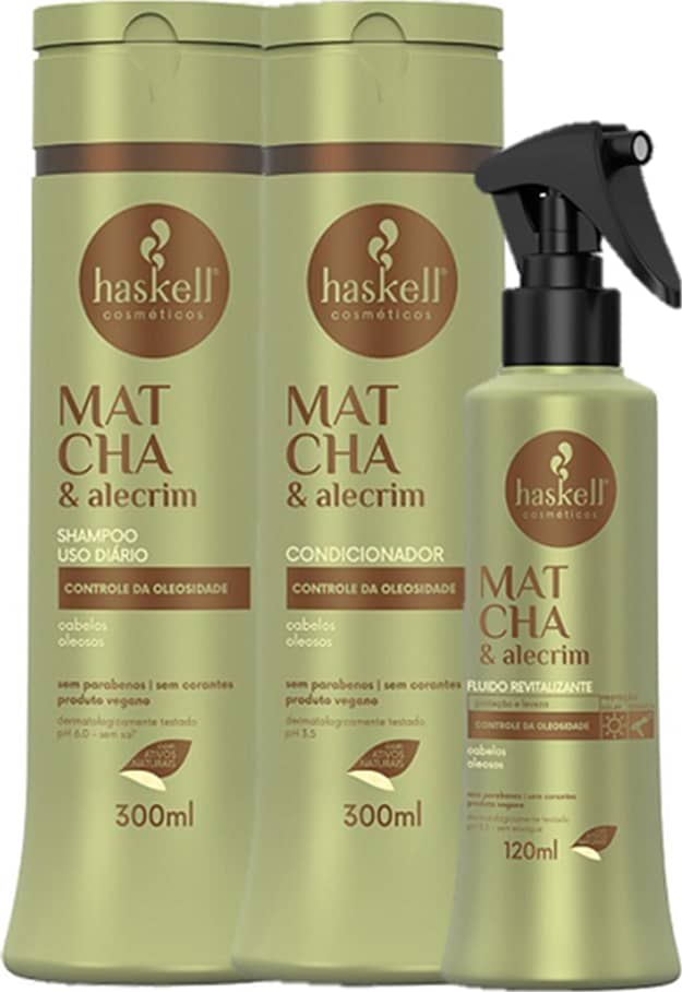 Kit Haskell Matcha e Alecrim Trio | Beleza na Web