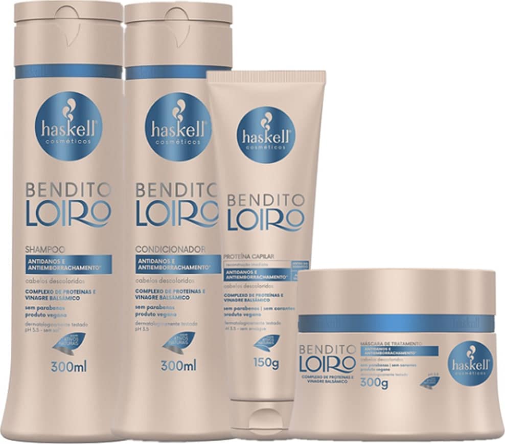 Kit Haskell Bendito Loiro Full Care | Beleza na Web