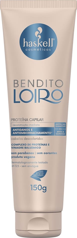 Proteína Capilar Haskell Bendito Loiro | Beleza na Web