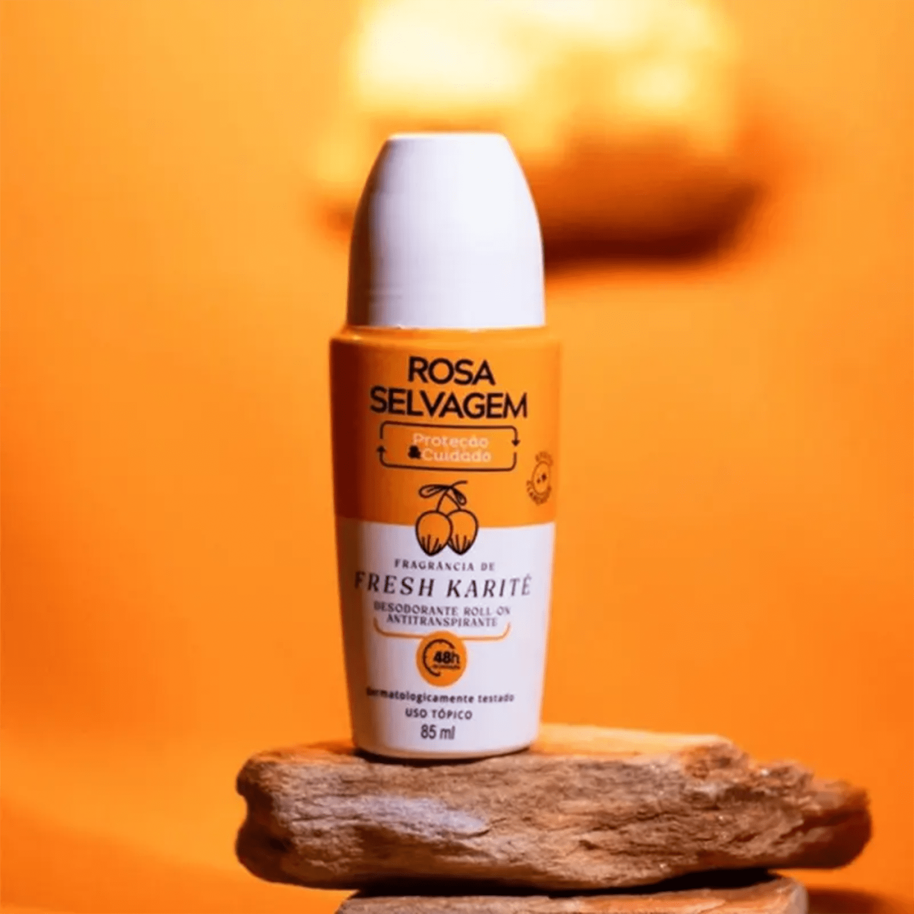 Rosa Selvagem Proteção Fresh Karité Desodorante Roll-On ...