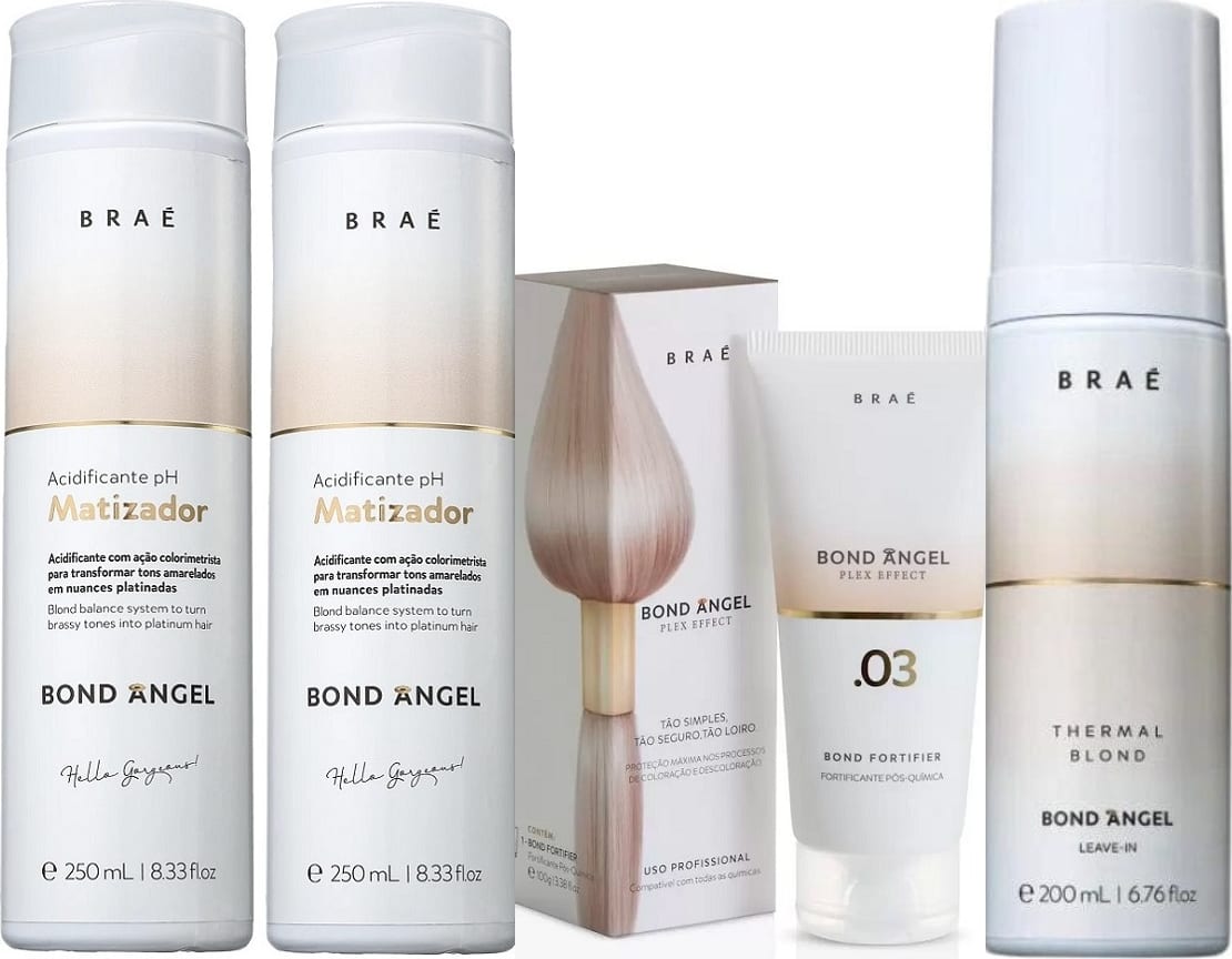 Kit Braé Bond Angel Matizador Plex Effect Fortifier | Beleza na Web