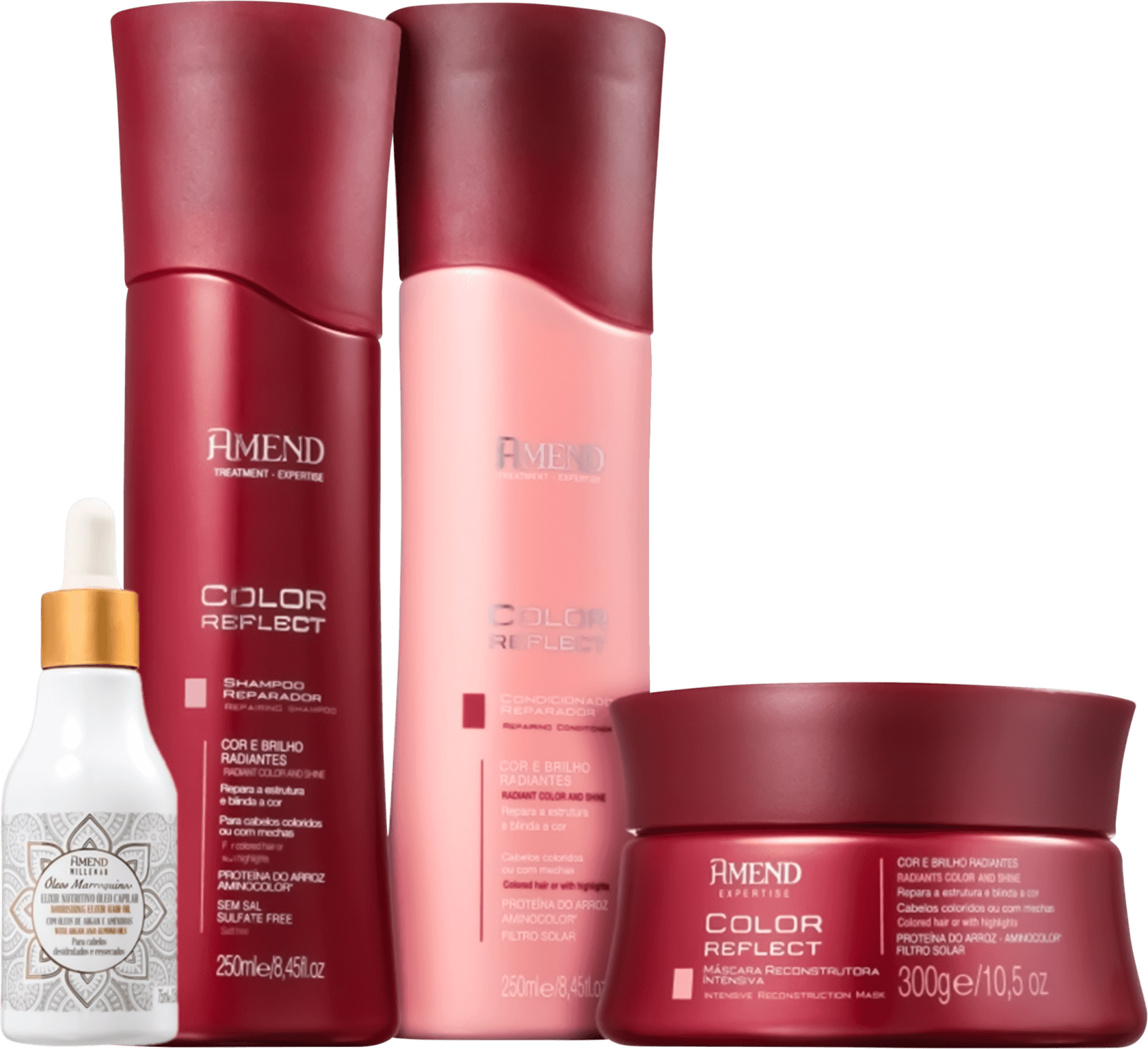 Kit Amend Color Reflect Elixir Millenar | Beleza na Web