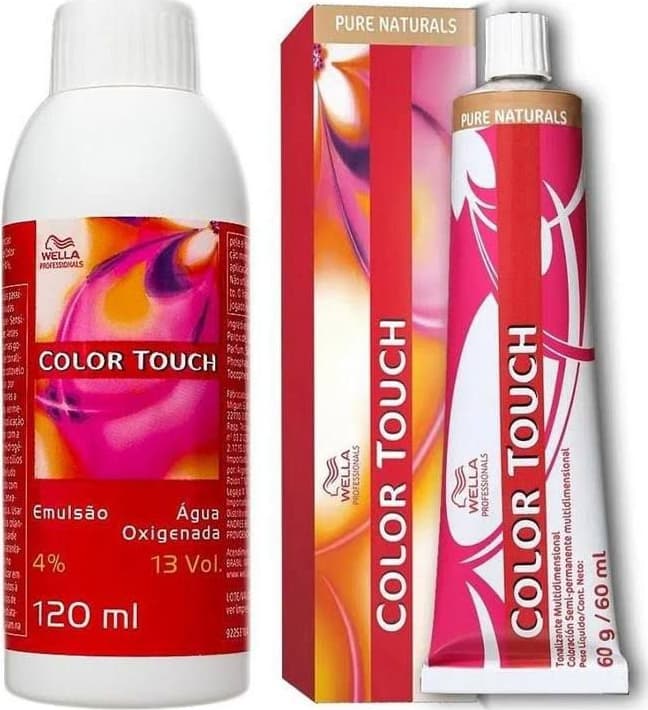 Kit Wella Professionals Color Touch 8/0 Louro Claro & Emulsão ...