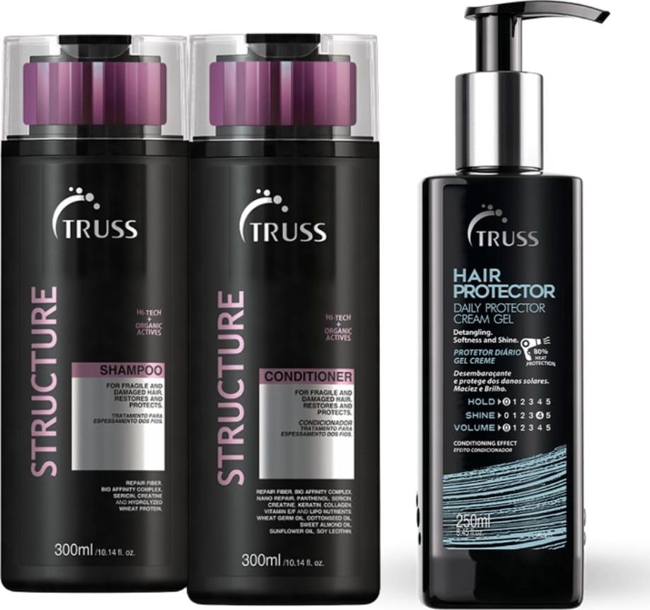 Kit Truss Structure + Hair Protector | Beleza na Web