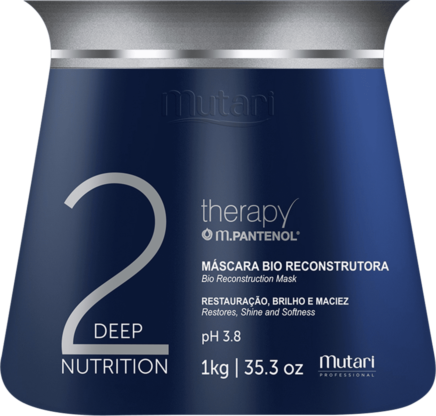 Máscara Mutari Therapy M. Pantenol Deep Nutrition | Beleza na Web