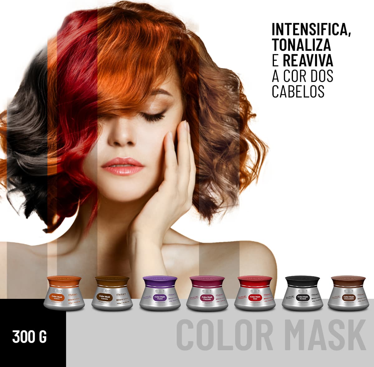 Máscara Tonalizante Kerafashion Mutari Chocolate | Beleza na Web