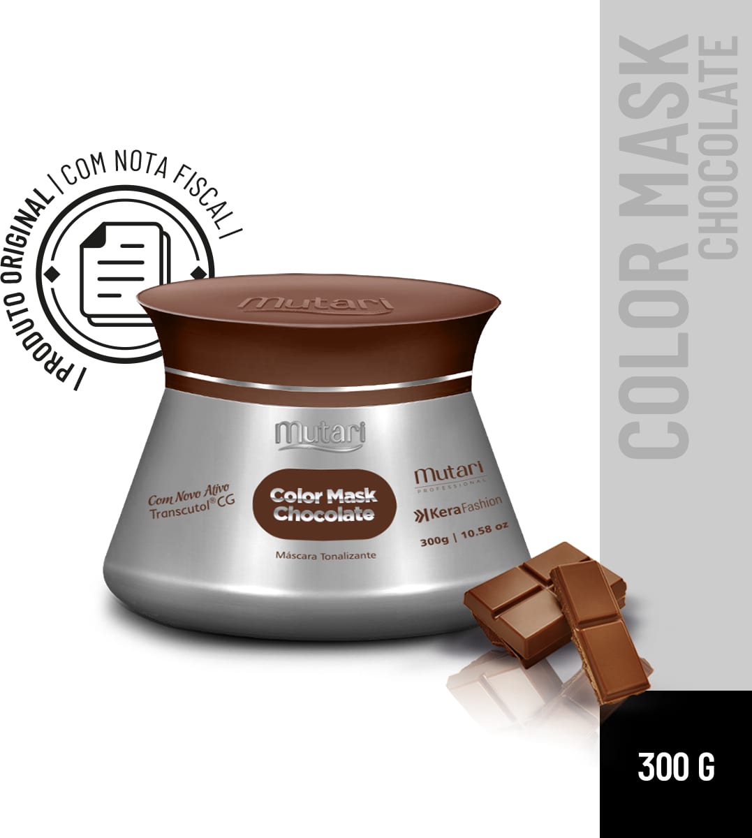 Máscara Tonalizante Kerafashion Mutari Chocolate | Beleza na Web