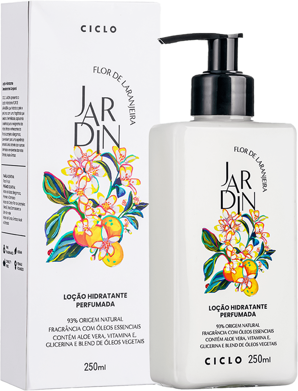 Loção Hidratante Ciclo Cosméticos Jardin Flor de Laranjeira | Beleza na Web