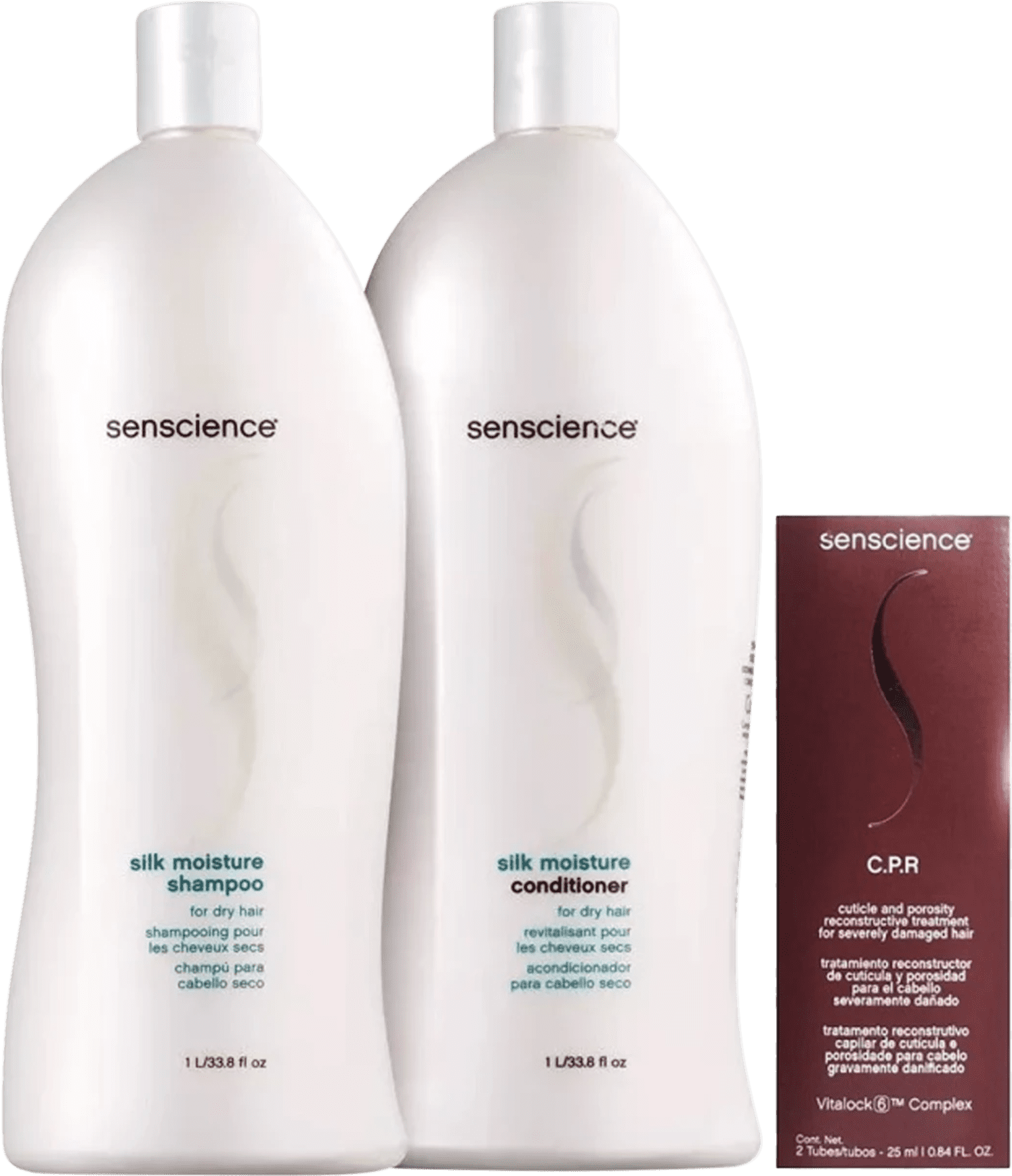 Kit Senscience Silk Moisture Duo Salon + CPR | Beleza na Web
