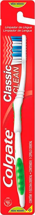 Escova de Dente Colgate Classic Clean Média | Beleza na Web