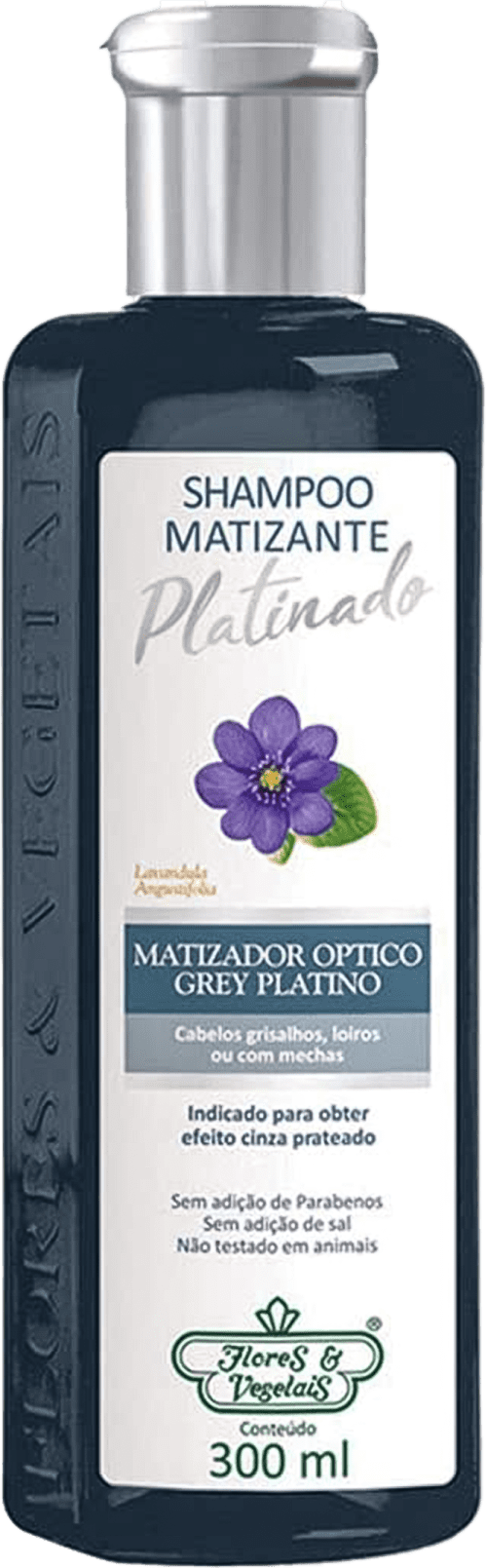 Shampoo Matizante Flores e Vegetais Platinado | Beleza na Web