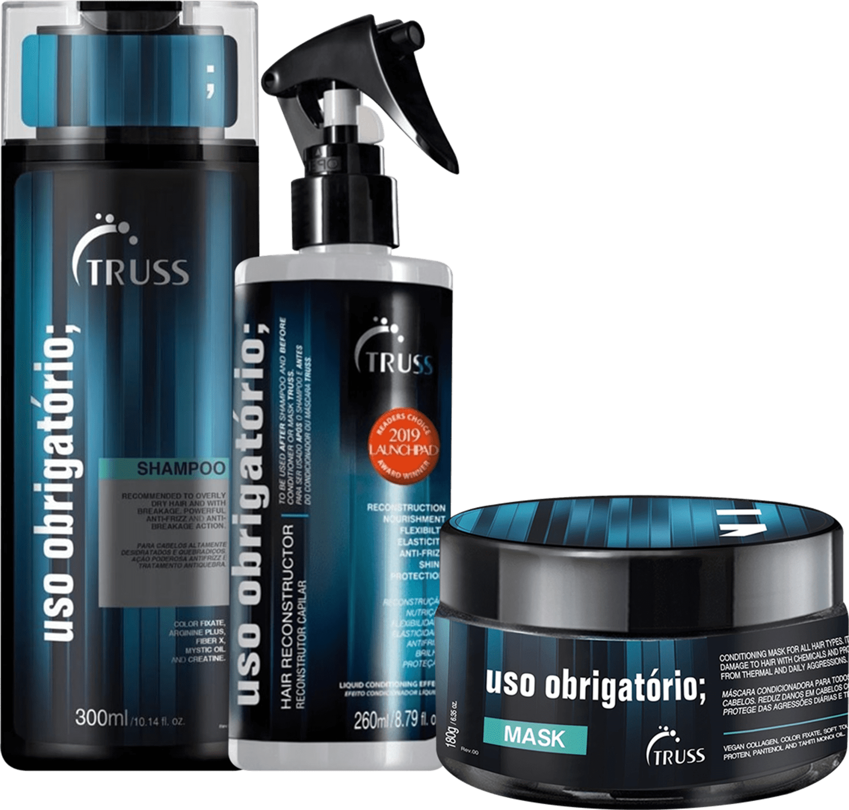 Kit Truss Uso Obrigatório Limpeza e Brilho | Beleza na Web