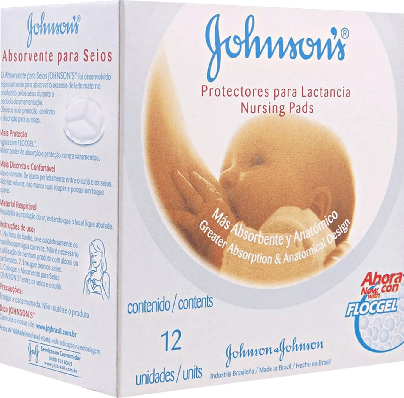 Absorvente para Seios Johnson's Anatômico | Beleza na Web