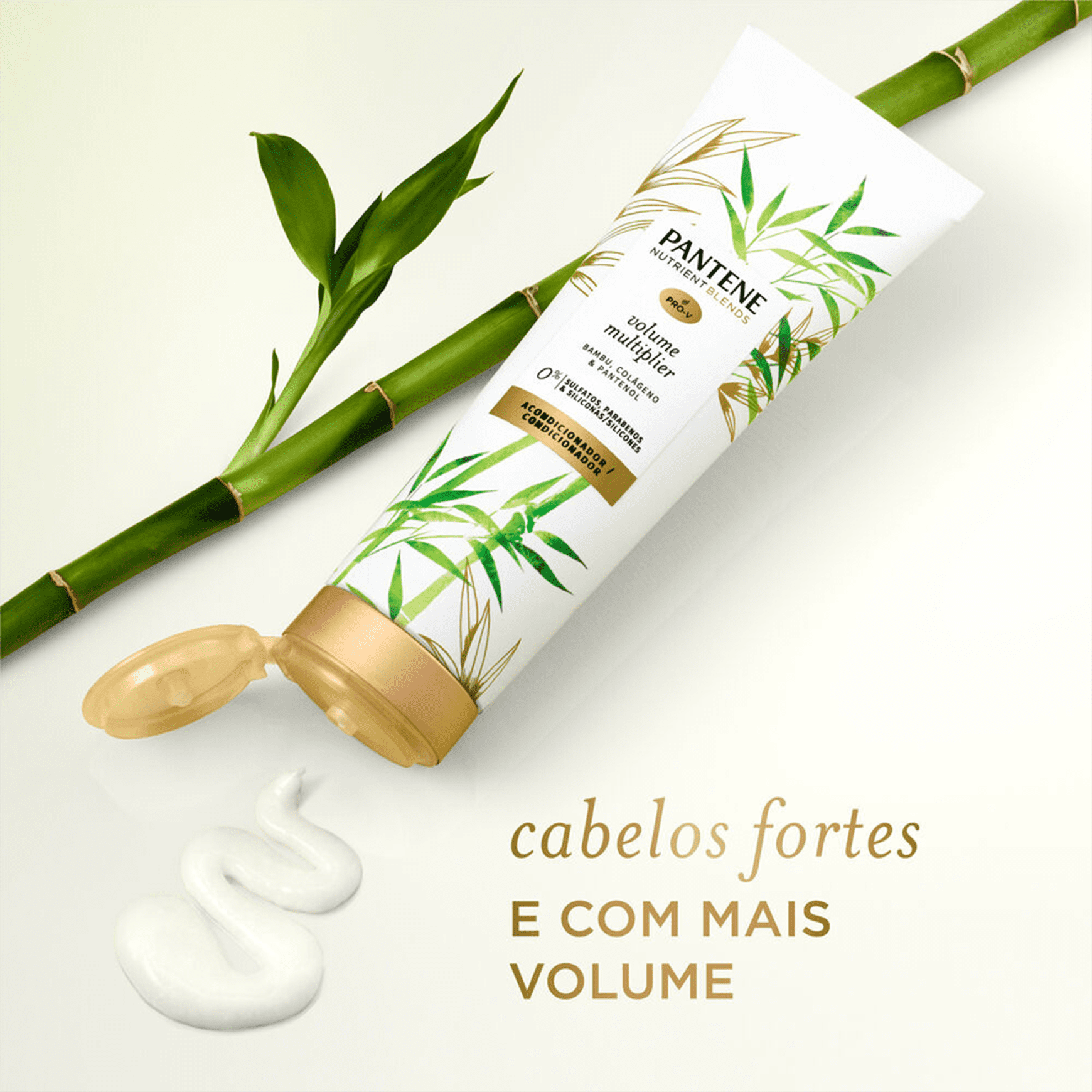 Condicionador Pantene Nutrient Blends Bambu Colágeno e Pantenol 235ml