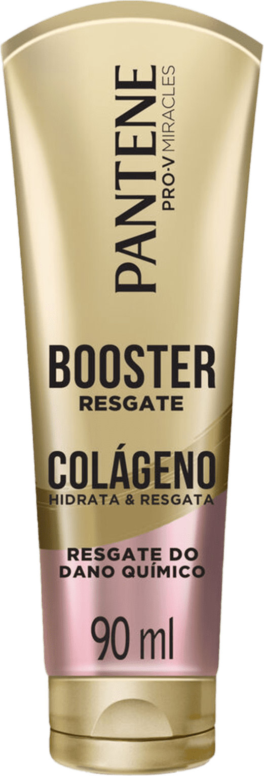 Creme de tratamento Pantene Booster Resgate Colágeno Hidrata & Resgata Dano Químico 90ml