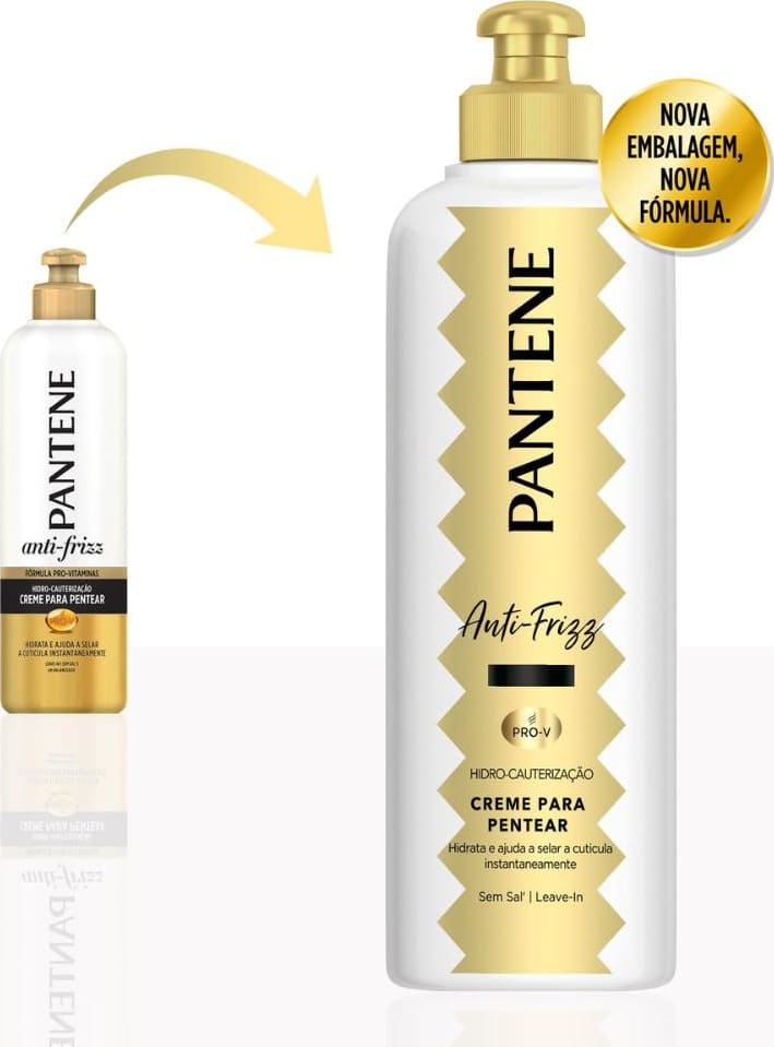Creme para Pentear Pantene Anti-Frizz 240g
