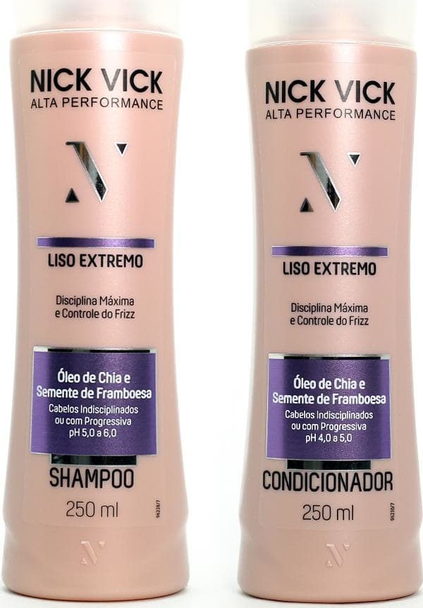 Kit NICK VICK Liso Extremo Shampoo e Condicionador