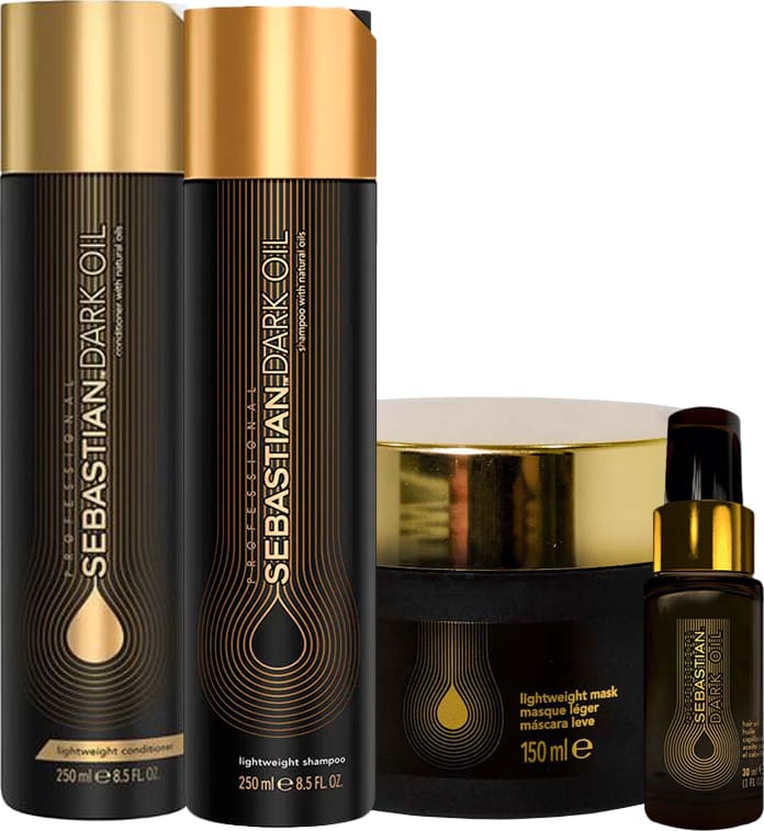 KIT SEBASTIAN PROFESSIONAL DARK OIL - SH 250 ML + COND 250 ML + MÁS 150 ...