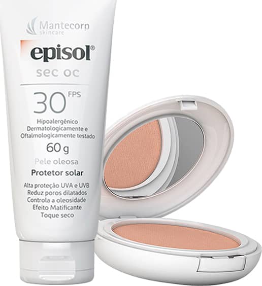 KIT MANTC EPISOL SEC OC PROT SOL FACIAL FPS30 60G+EPISOL COLOR PROT SOL ...