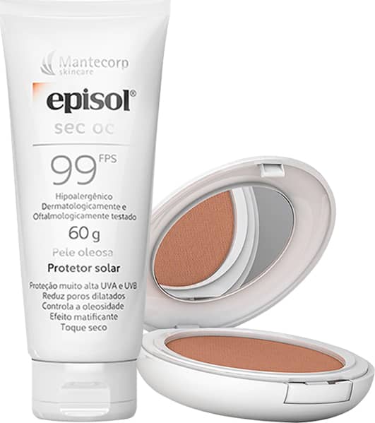 KIT MANTC EPISOL SEC OC PROT SOL FACIAL FPS99 60G+EPISOL COLOR PROT SOL ...