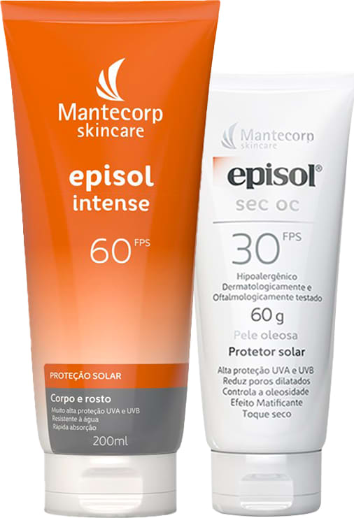 KIT MANTC EPISOL INTENSE PROT SOL CORP FPS60 200ML+EPISOL SEC OC PROT ...