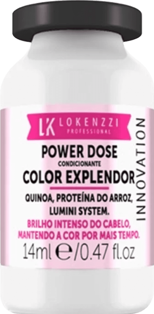 Ampola Lokenzzi Power Dose Color Explendor | Beleza na Web
