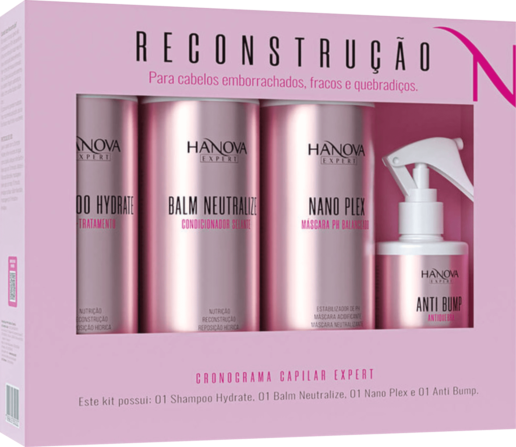 Kit Hanova Expert Reconstrução Cronograma | Beleza na Web