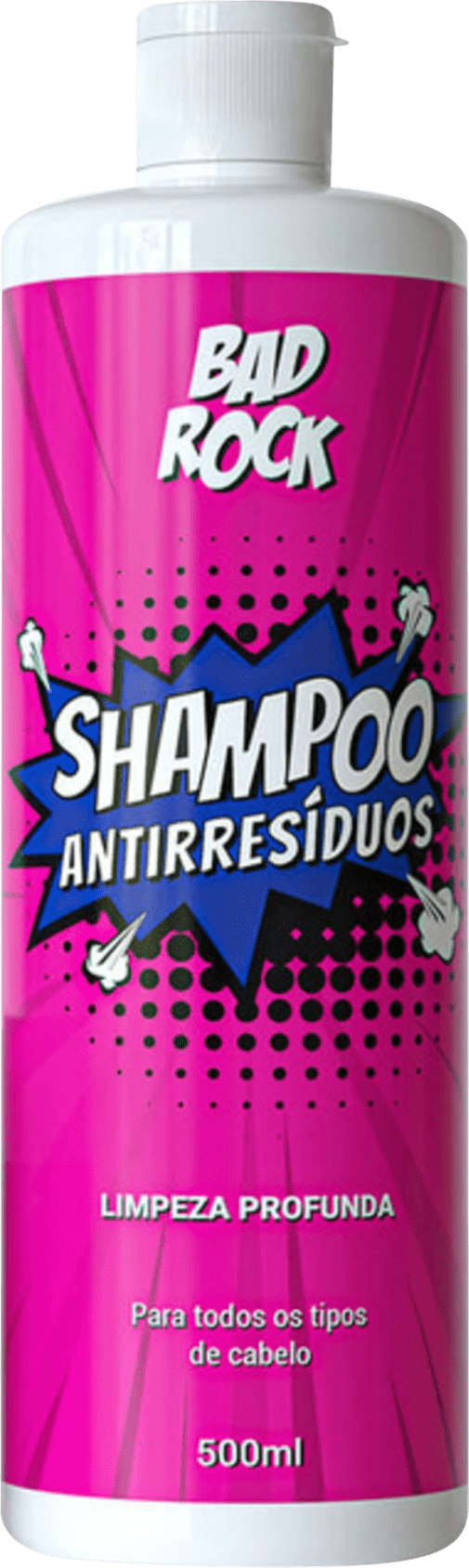 Shampoo Bad Rock Antirresíduos Limpeza Profunda | Beleza na Web