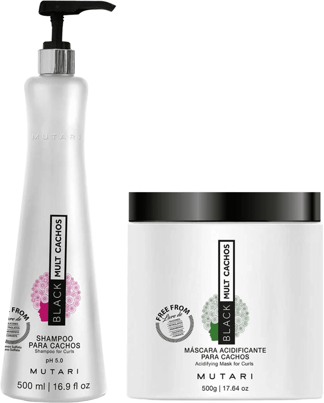 Kit Mutari Black Mult Cachos | Beleza na Web