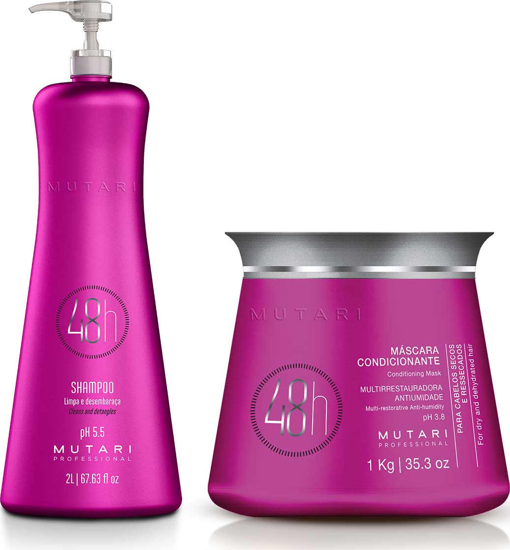 Kit Mutari 48h Hidratação e Antiumidade | Beleza na Web