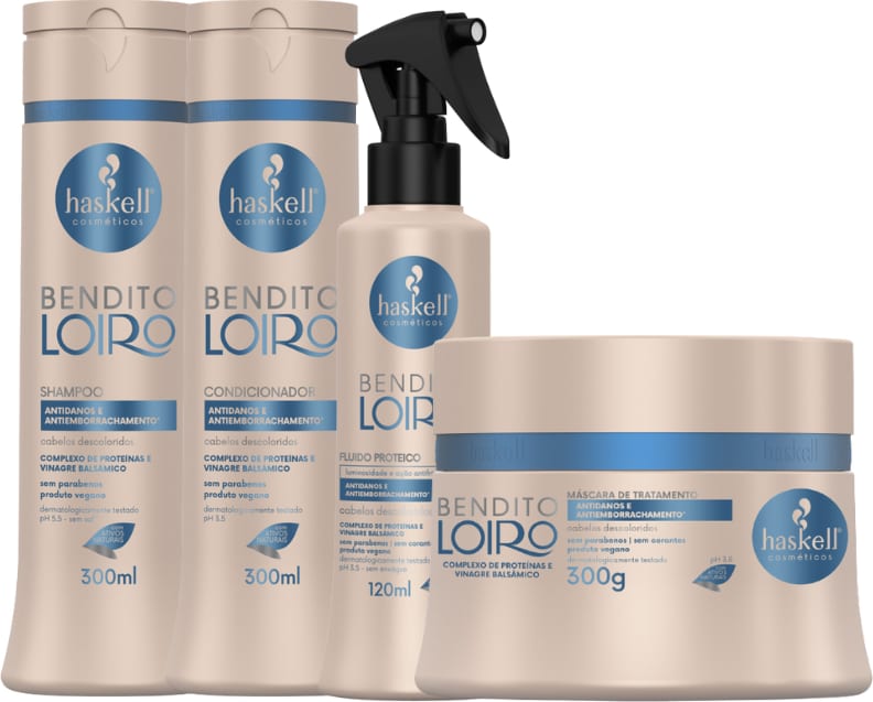 Haskell Kit Bendito Loiro Completo (4 Produtos)