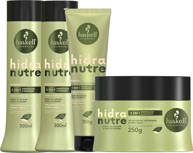 Haskell Kit Hidranutre Completo (4 Produtos)