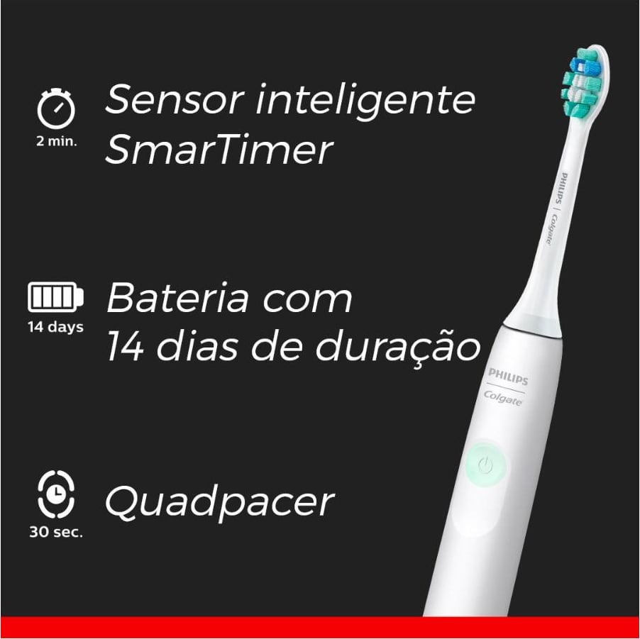 Escova de Dente Elétrica Colgate Philips SonicPro 10 | Beleza na Web