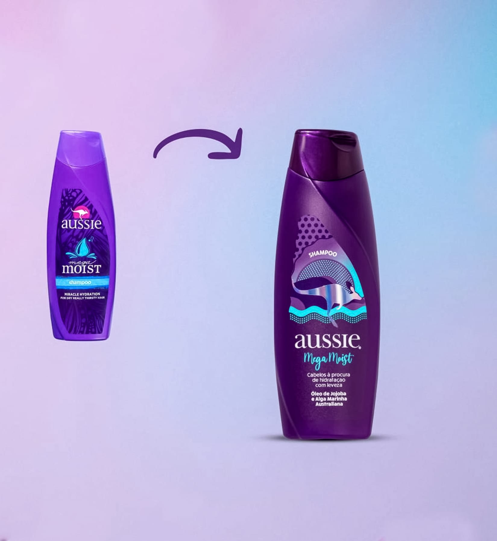Shampoo Aussie Mega Moist Super Hidratação 360ml