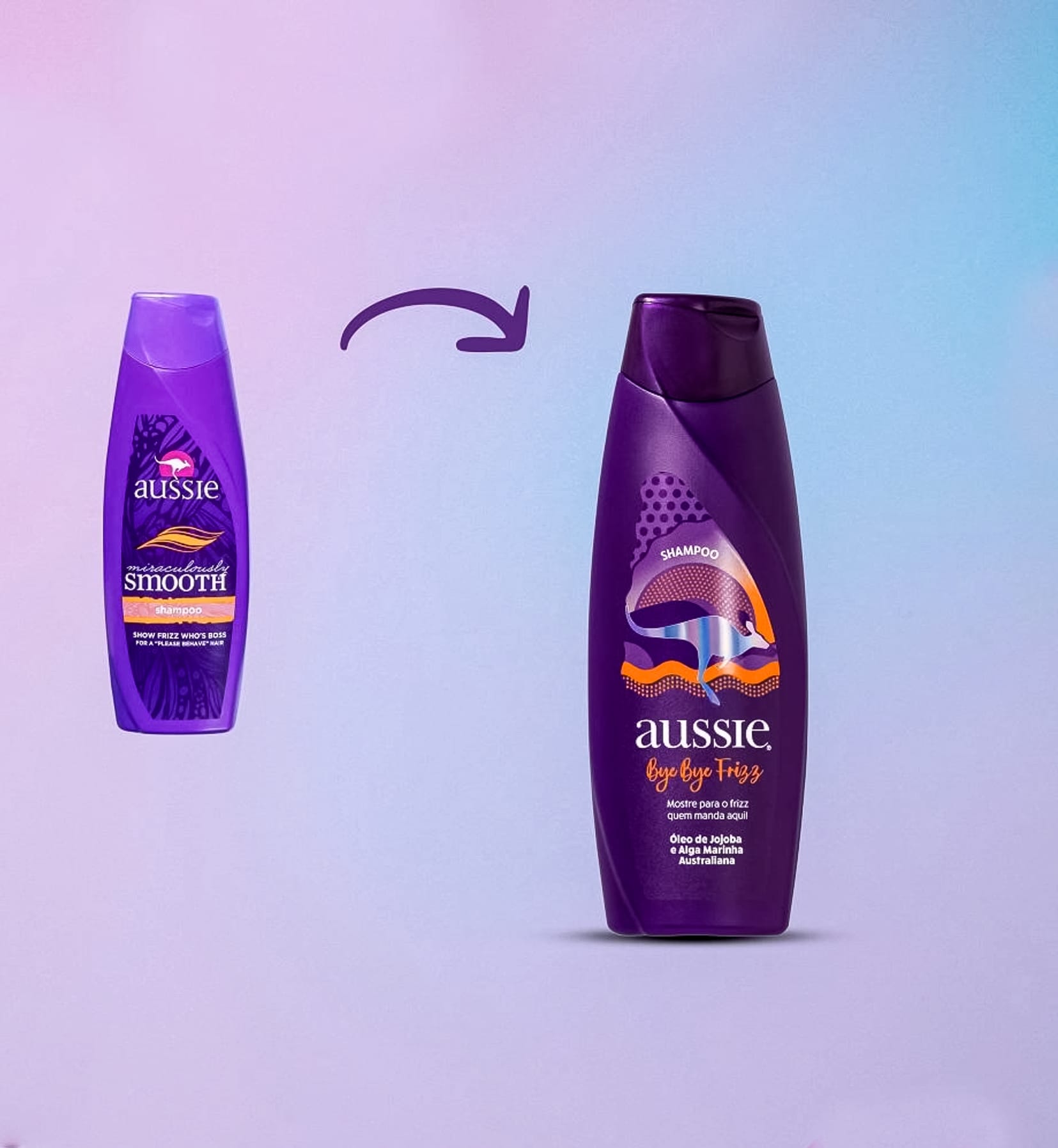 Kit Aussie Bye Bye Frizz Shampoo | Beleza na Web