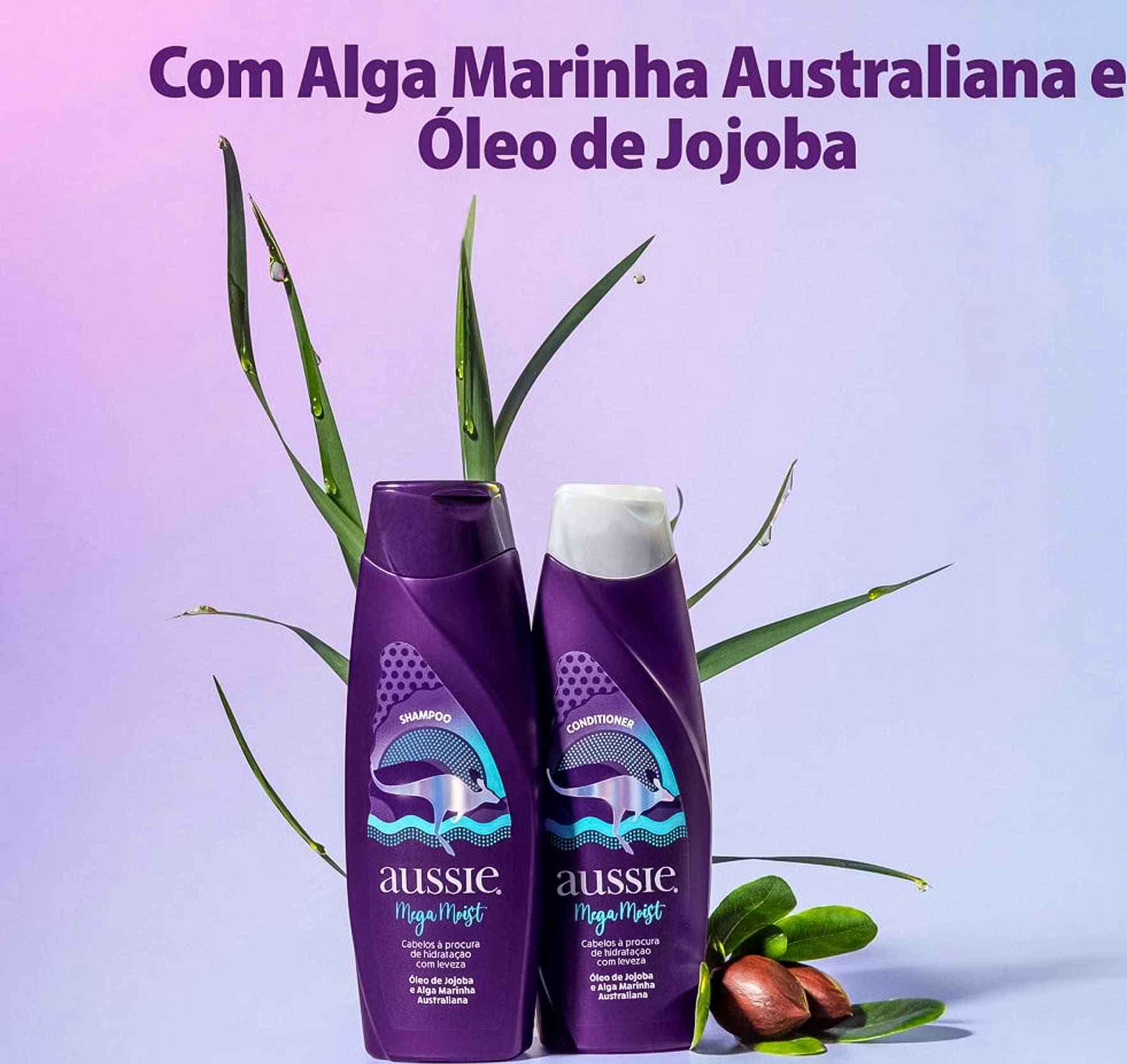 Kit Aussie Mega Moist Duo | Beleza na Web
