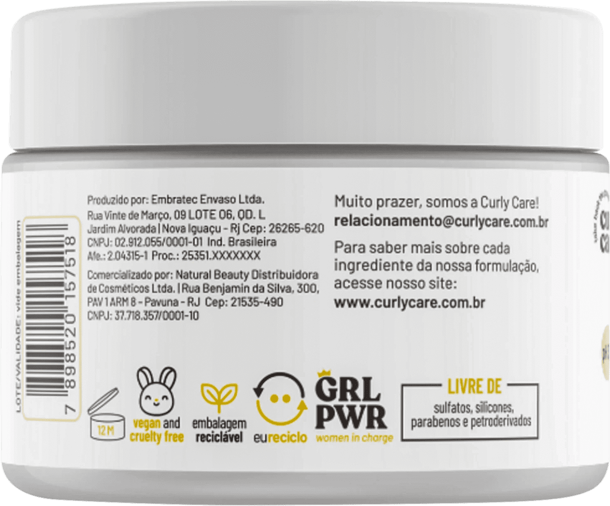 Manteiga Hidratante Capilar Curly Care Nutrição N | Beleza Na Web PRO PRO